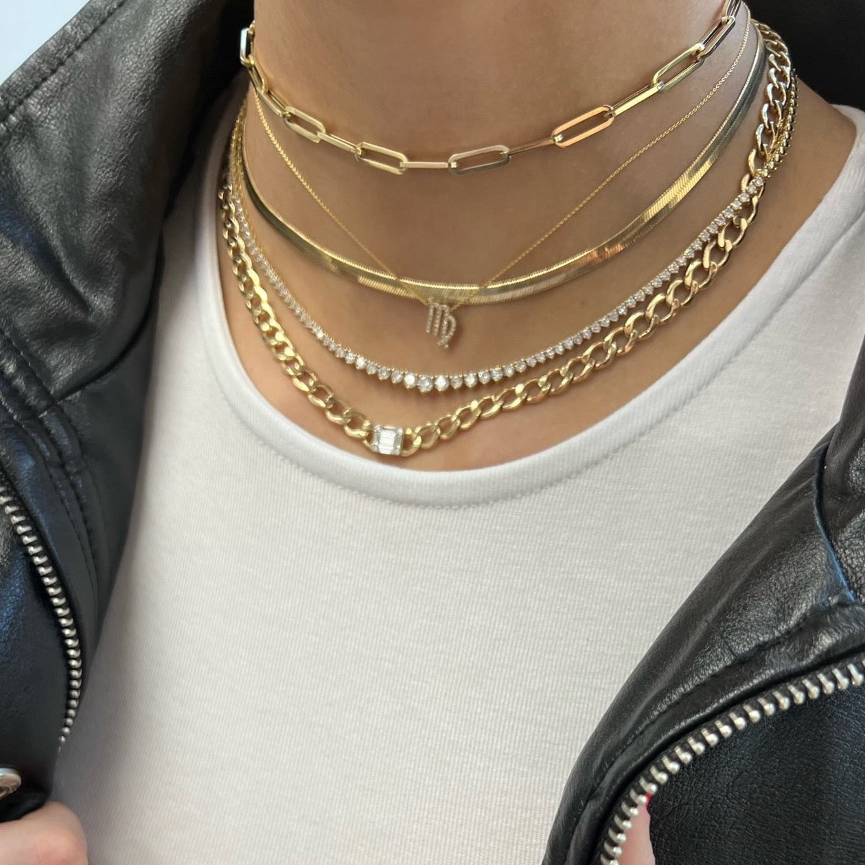 Chunky Paper Clip Chain Necklace – Alexandra Beth