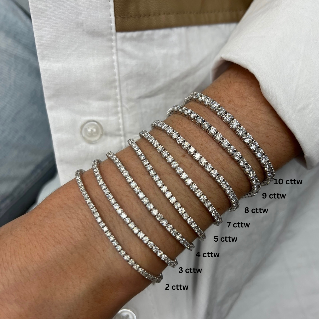 Classic Lab Grown Diamond Tennis Bracelet Alexandra Beth